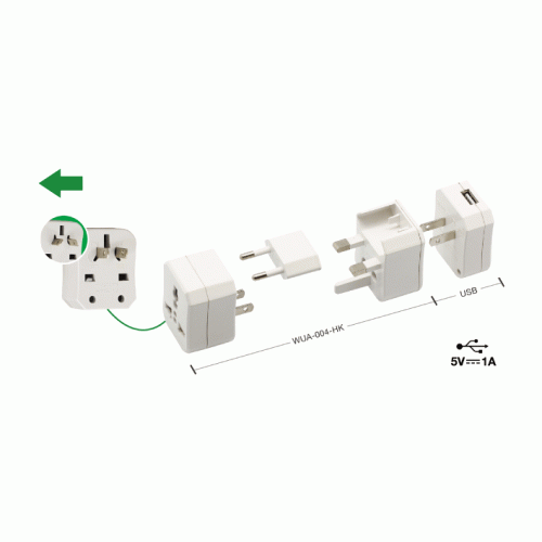 Universal Travel Adapter with USB - Omni Electrical & Lighting
